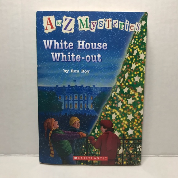 Scholastic | Other | 3 White House Whiteout By Ron Roy A To Z Mysteries ...